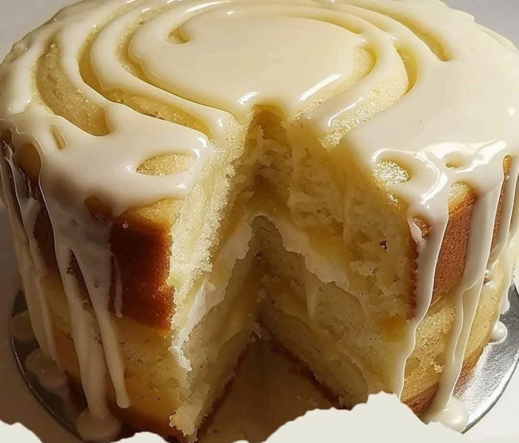 Vanilla Buttermilk Pound Cake with Cream Cheese Glaze – RECIPES