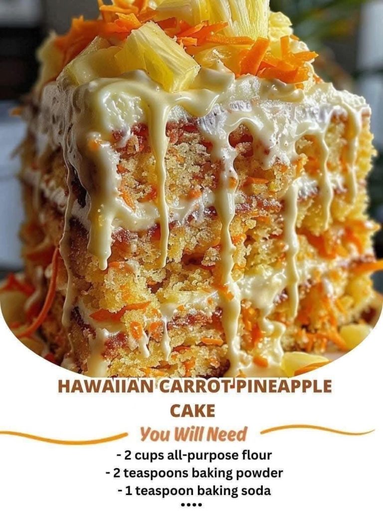 Hawaiian Carrot Pineapple Cake – RECIPES
