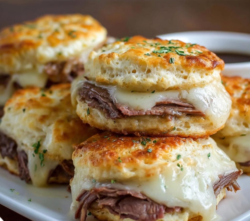 Baked French Dip Biscuits – RECIPES